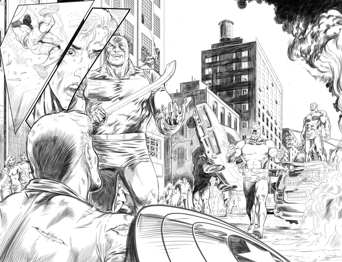 Oliver Borges - Captain America Comic Pages