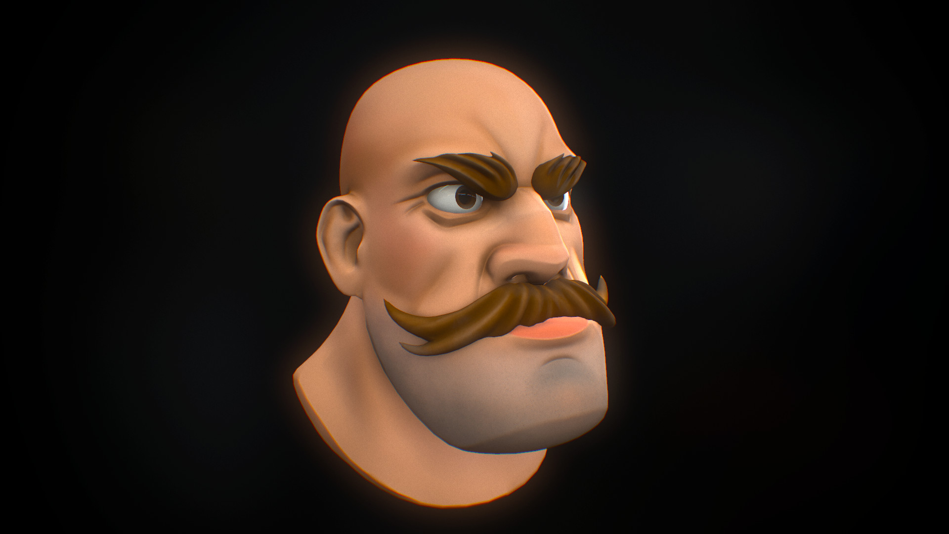 ArtStation - Bald Man