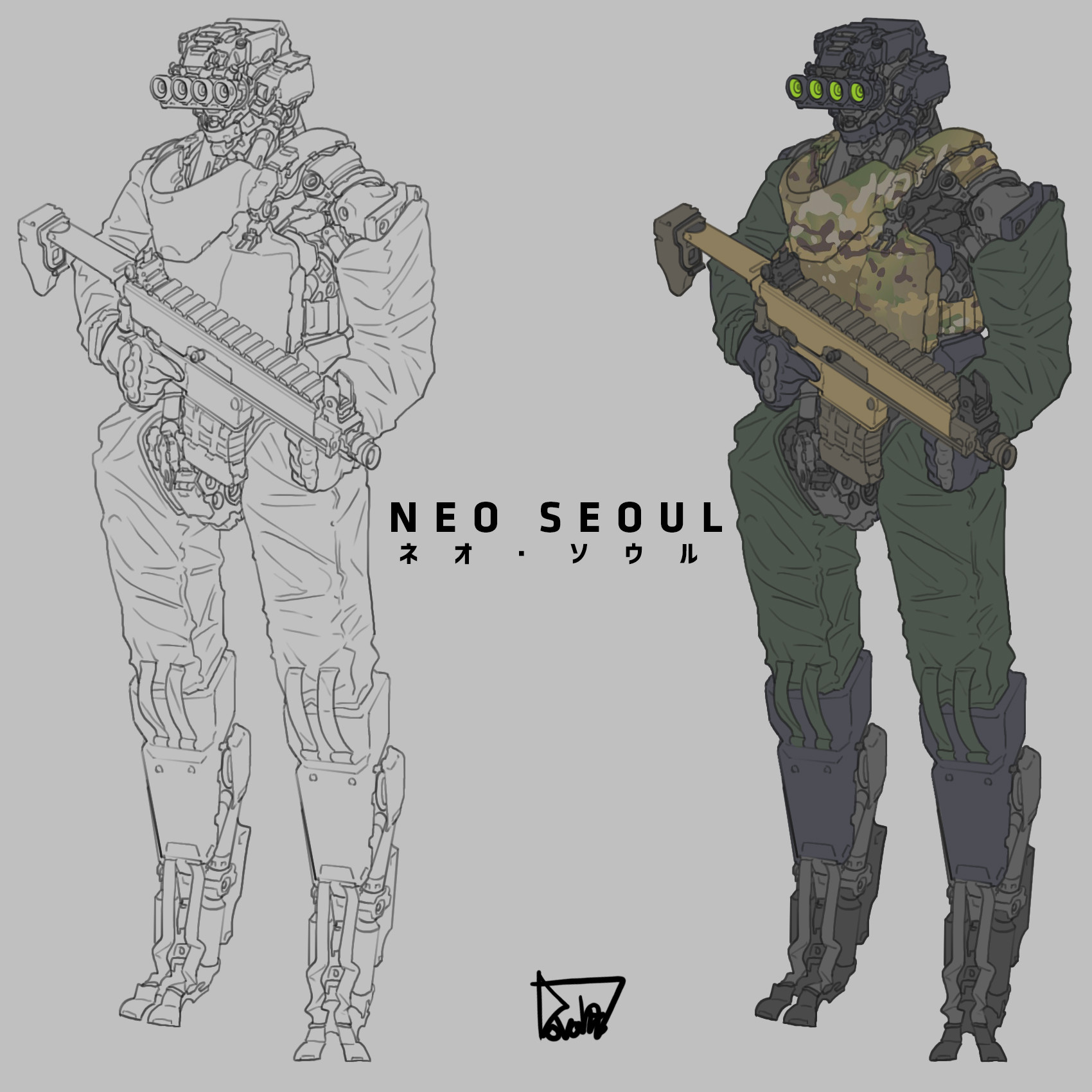 ArtStation - Neo seoul Droid