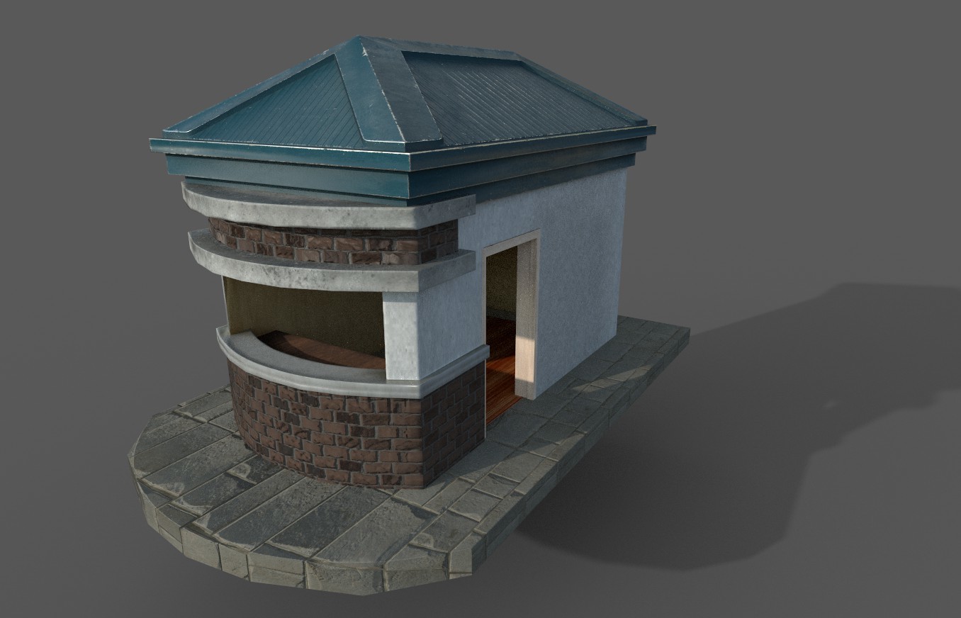 ArtStation - Guard House - (WIP)