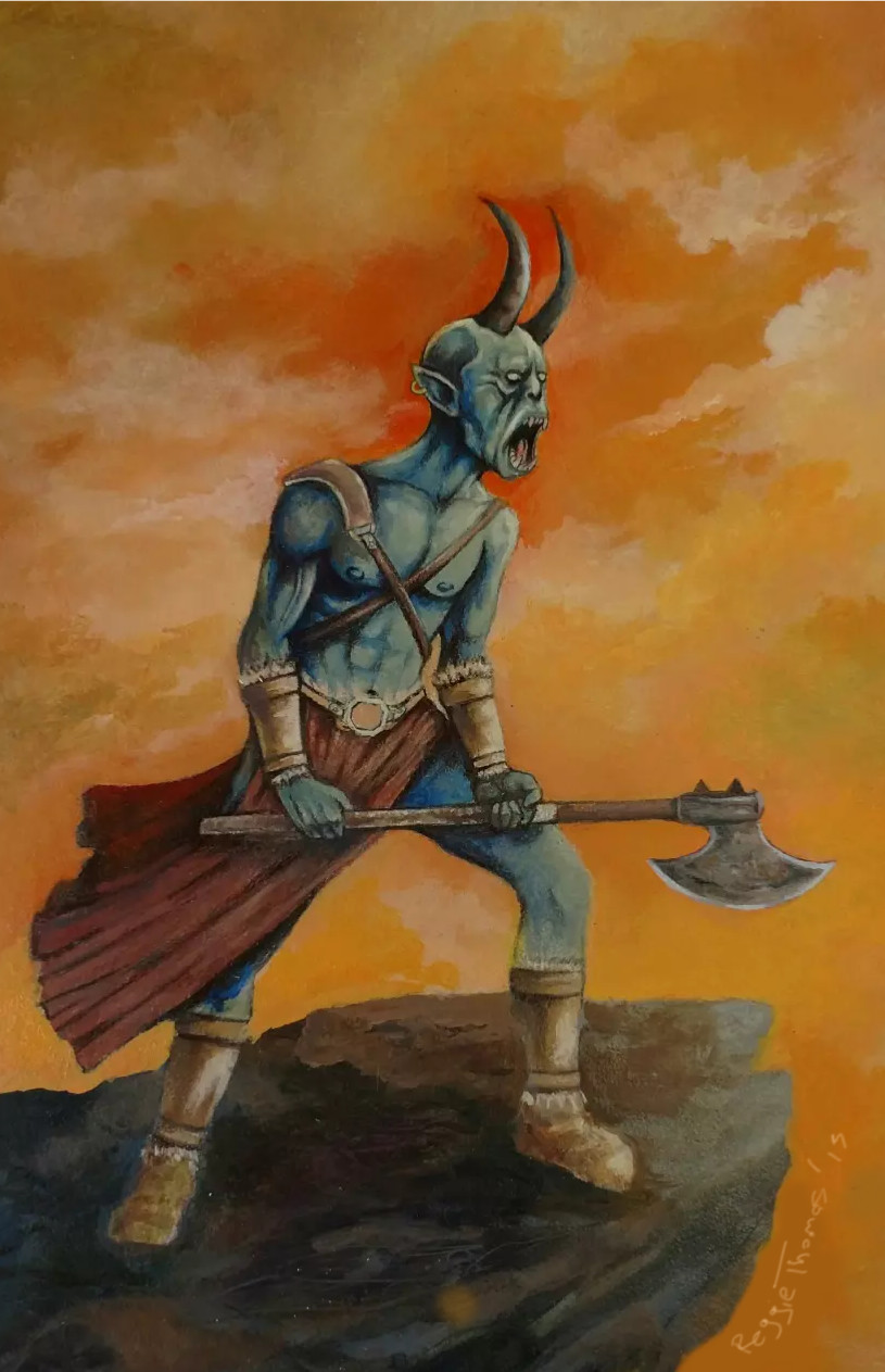 ArtStation - Demon Warrior