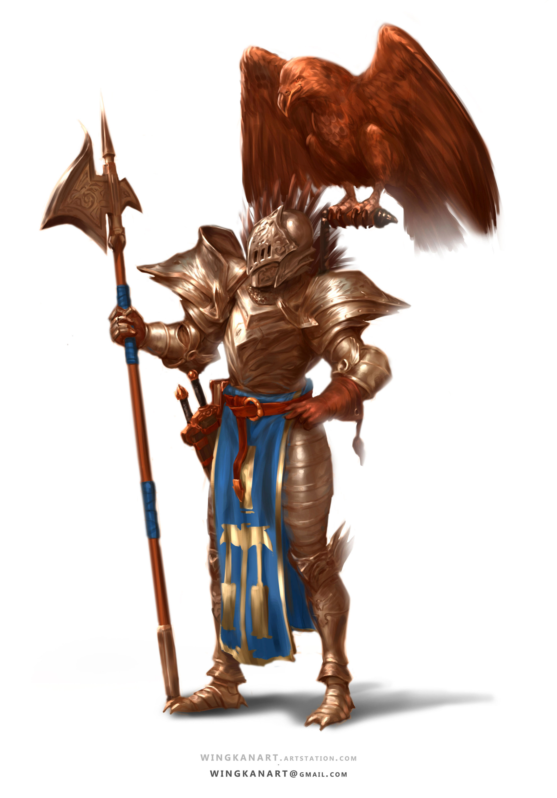 ArtStation - Eagle Paladin