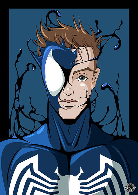 ArtStation - Spidey Venom Art Print