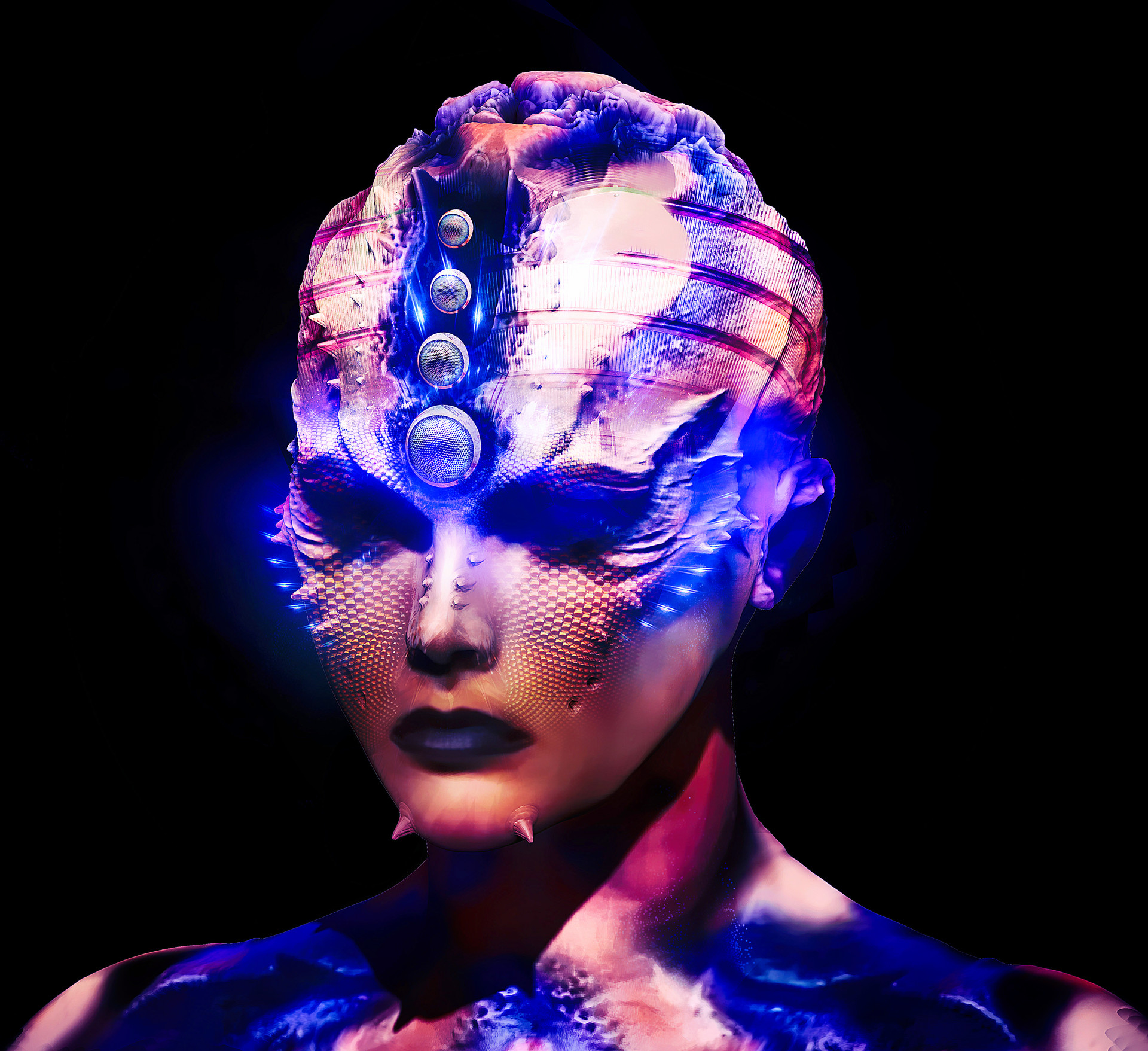 ArtStation - Blue Alien