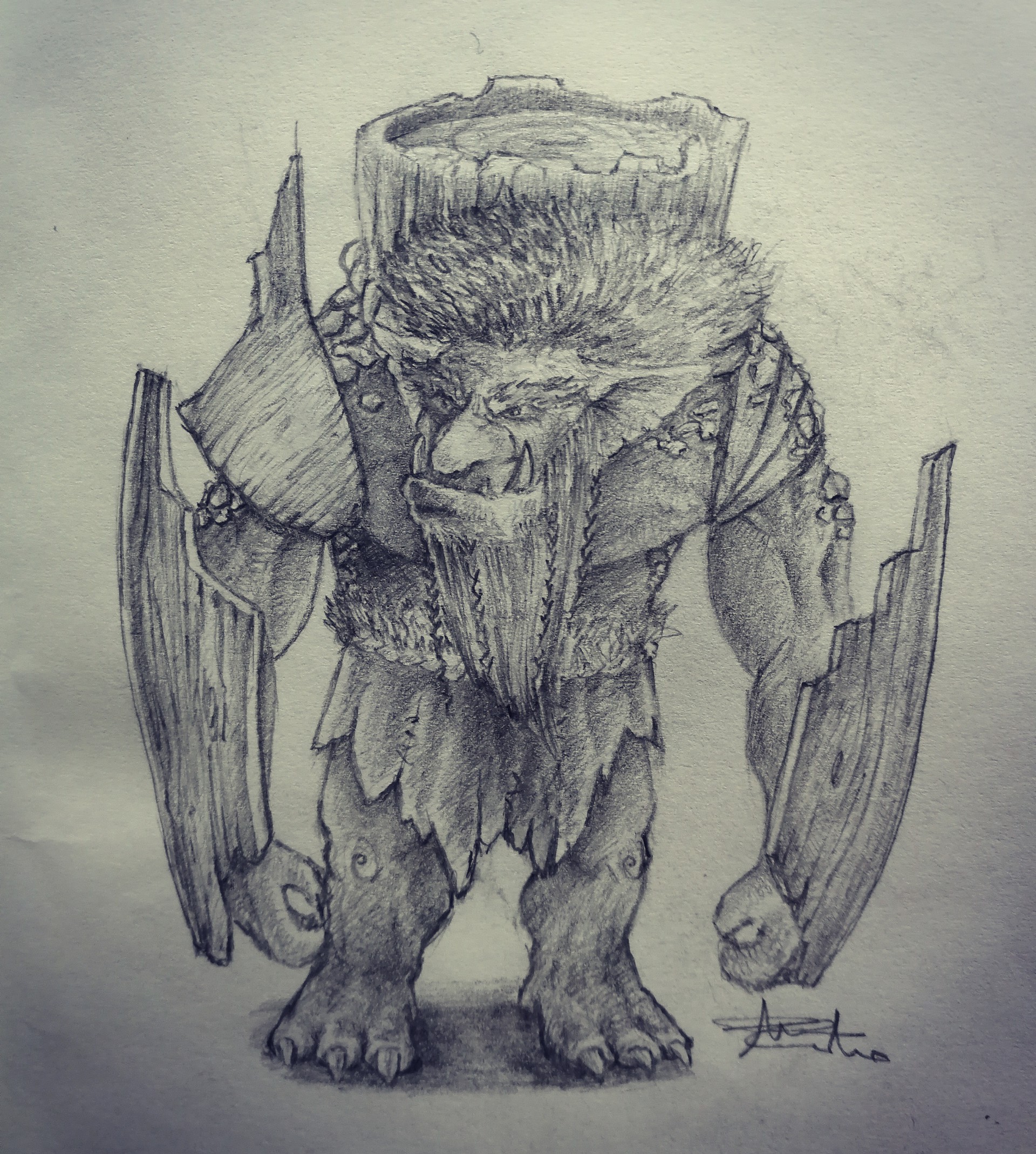 ArtStation - Forest troll