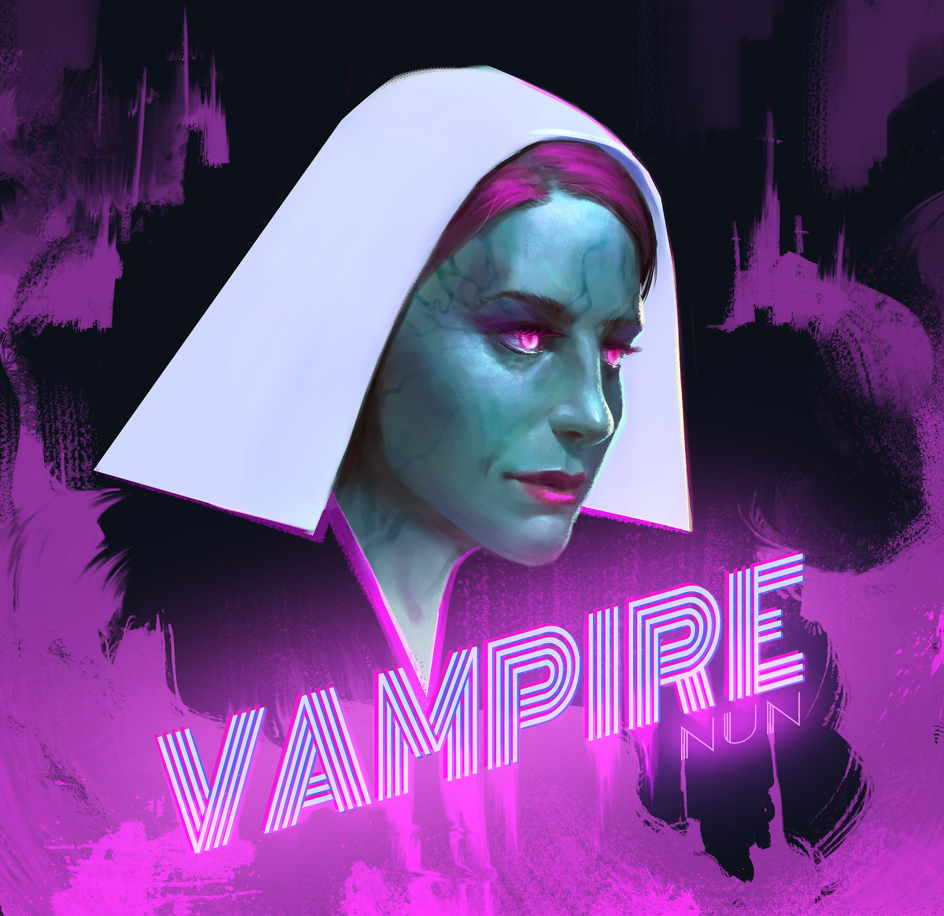 ArtStation - Vampire nun