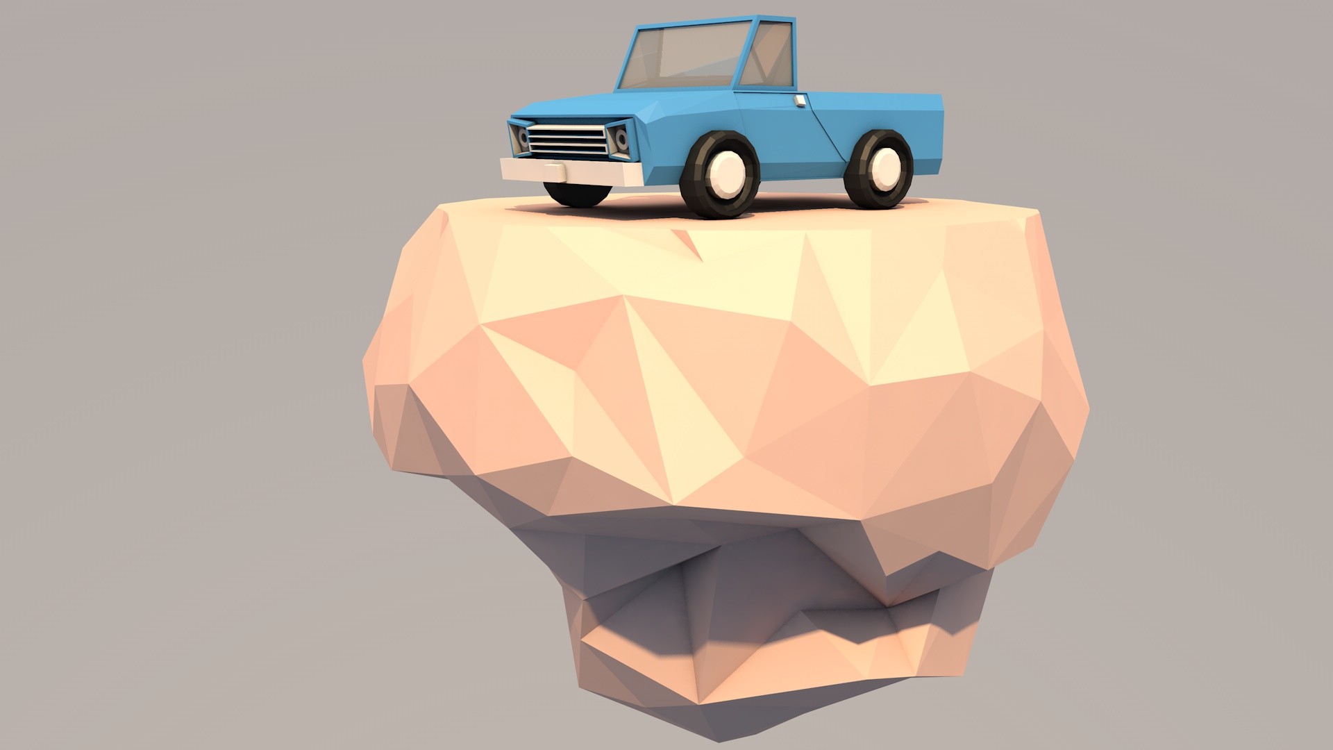 ArtStation - Low poly truck