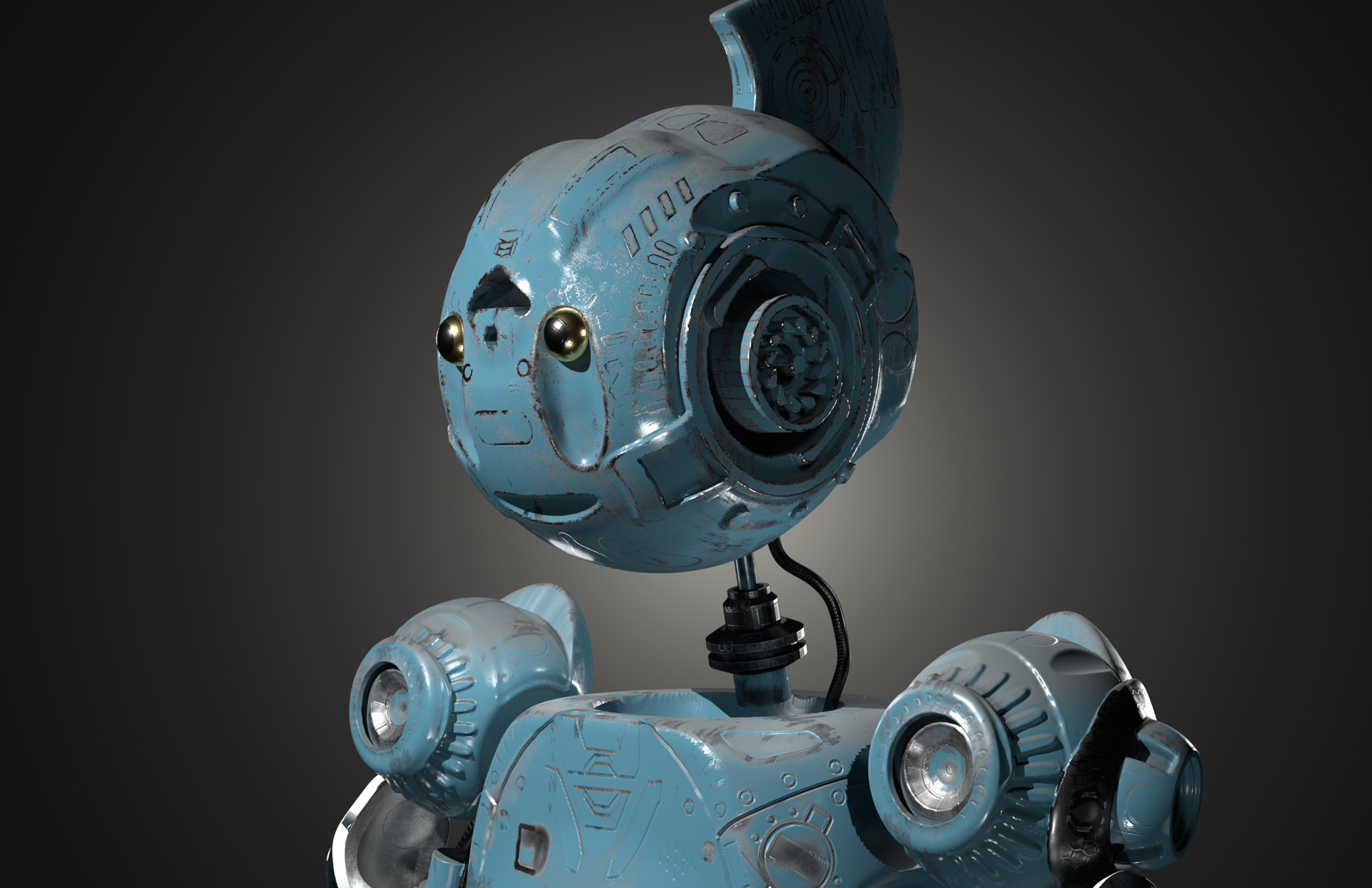 ArtStation - Blue Bot