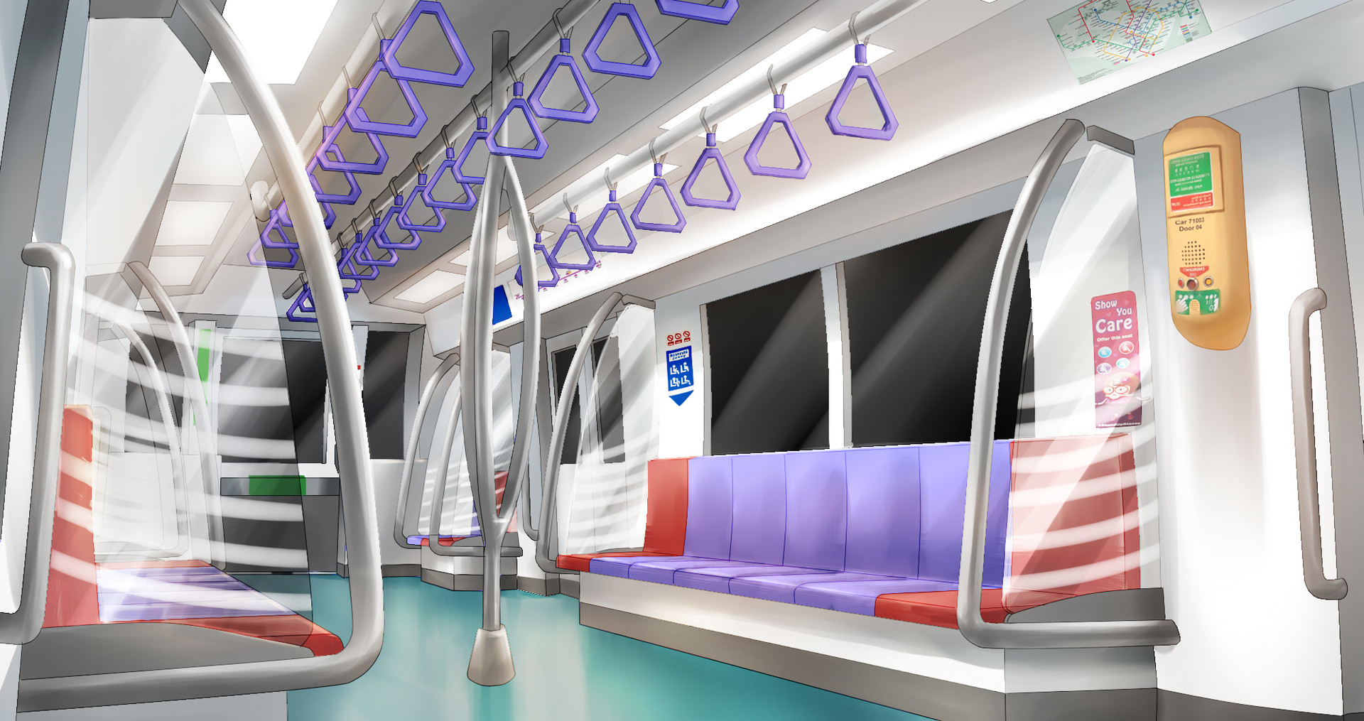 ArtStation - Train interior