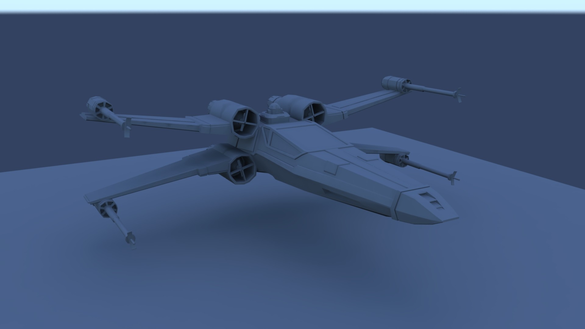 ArtStation - X-Wing 3D Model