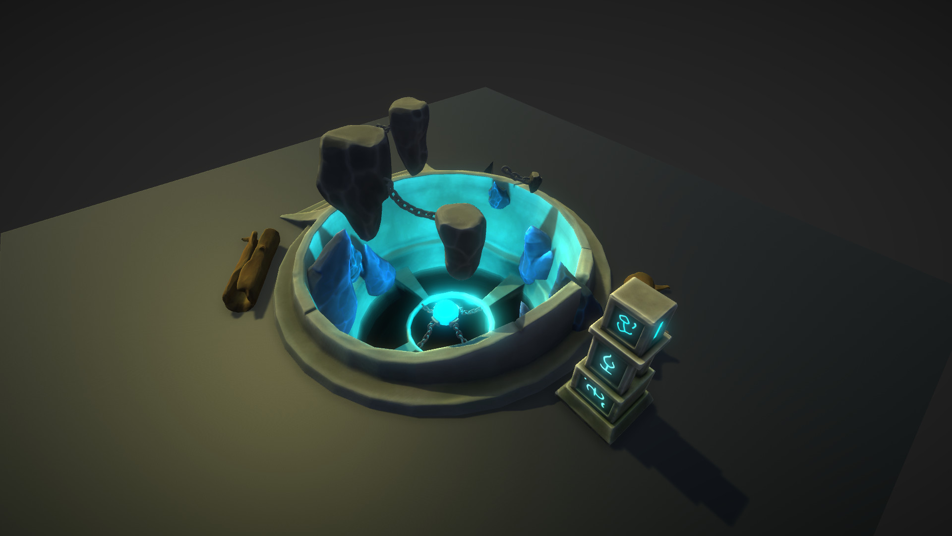 ArtStation - WIP Pit of Magical powers