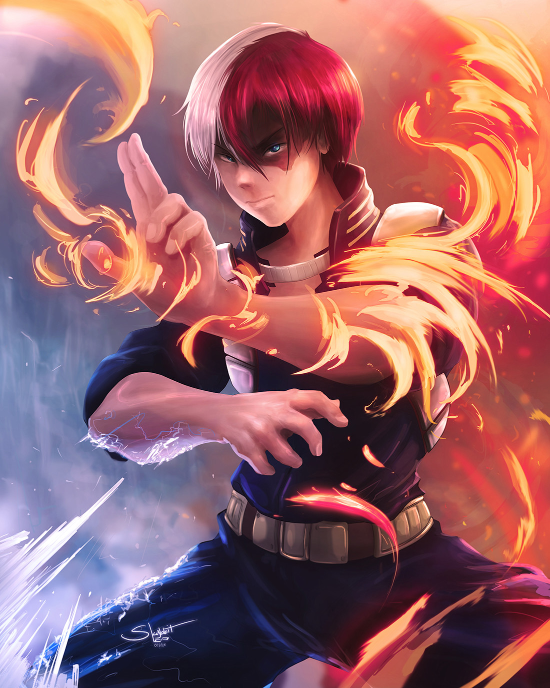 ArtStation - Plus Ultra - Todoroki