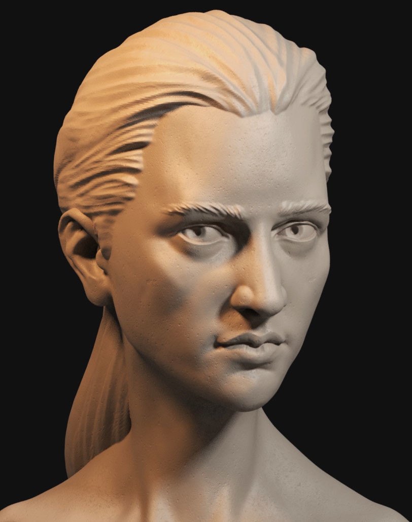 ArtStation - Milan Girl Sketch