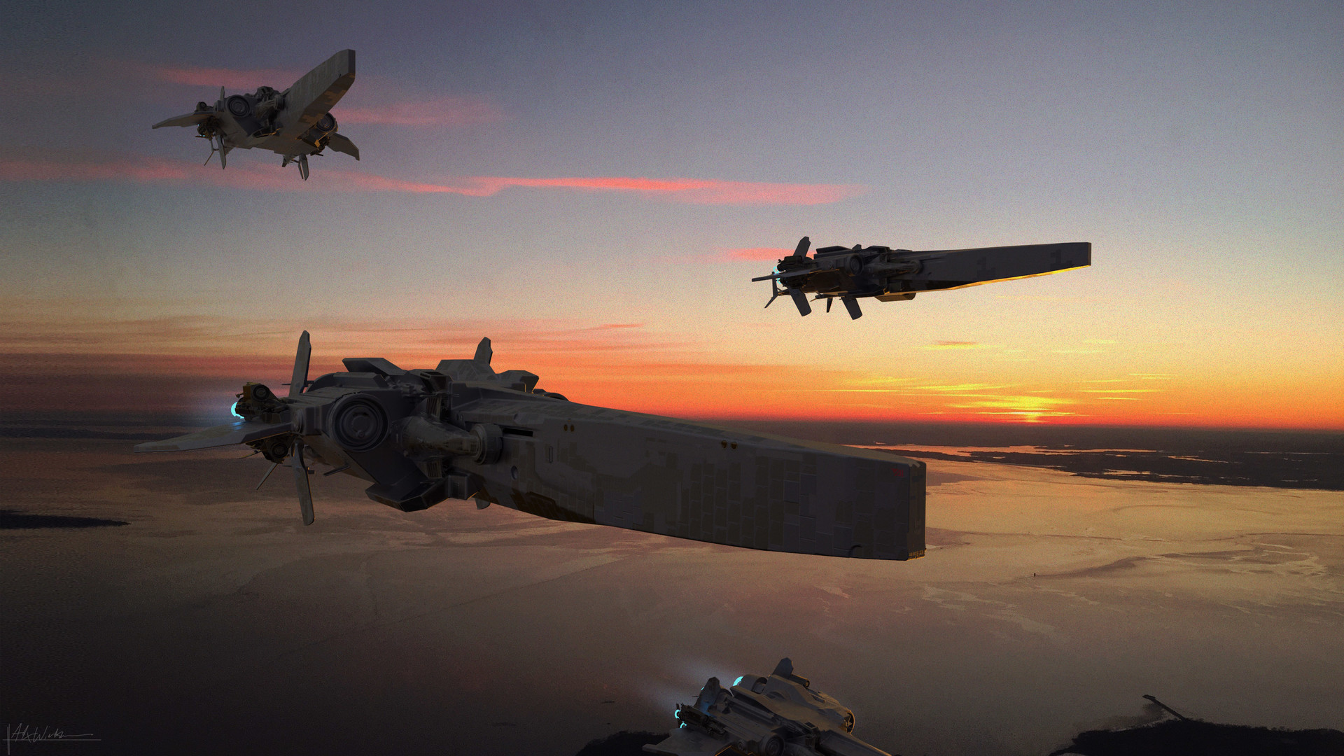 ArtStation - Colony Ships