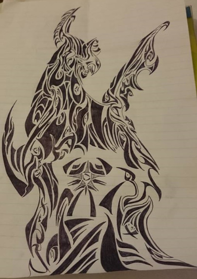 ArtStation - Tribal style Monster