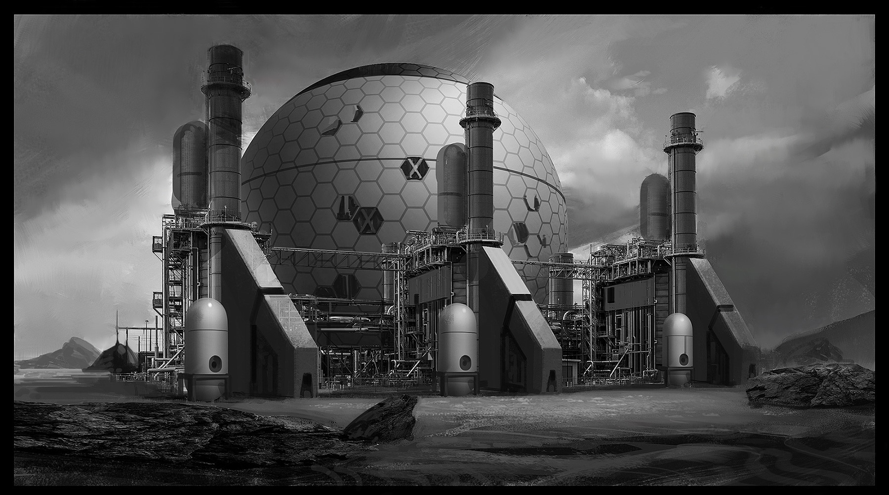 ArtStation - Abandoned Colony Powerplant