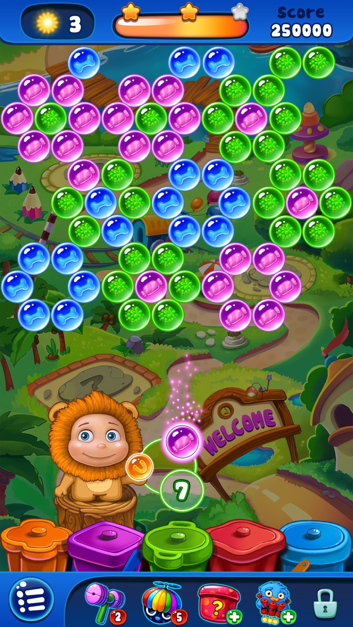 ArtStation - X Project. Bubble Shooter. Gameplay/UI