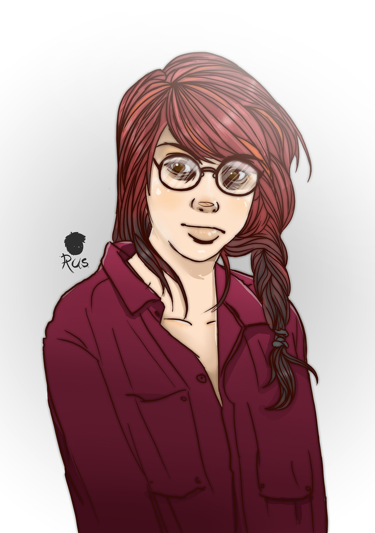 ArtStation - Red Girl