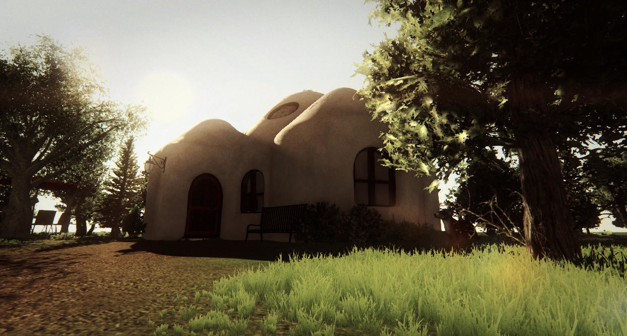 ArtStation - Super adobe dome