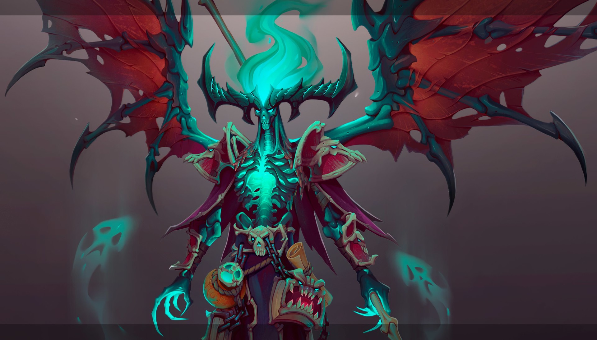 ArtStation - Ancient Half-Dragon Necromancer (Lich)
