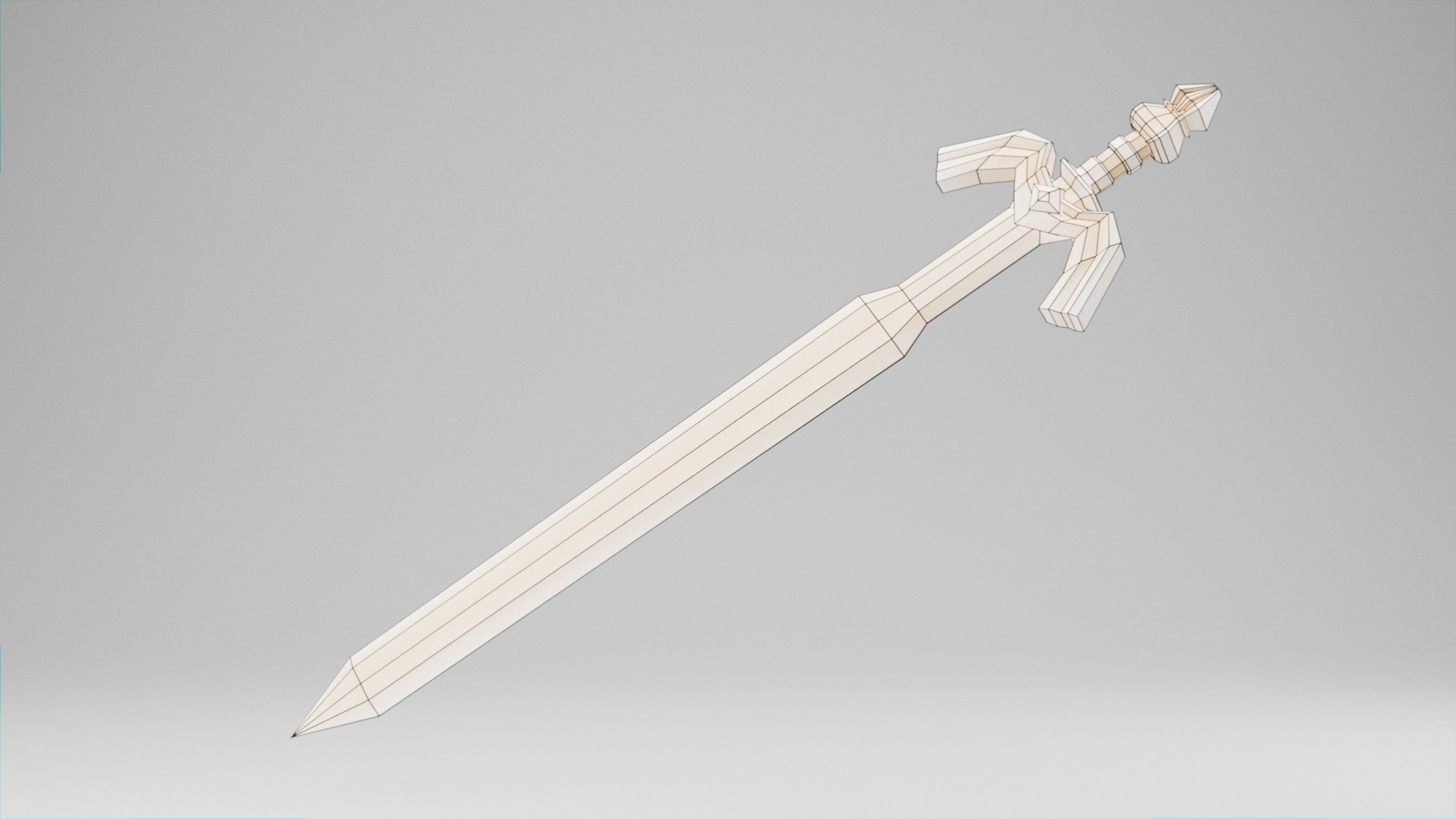 Diego Gangl - Low Poly Master Sword