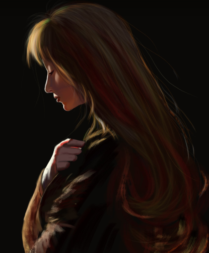 ArtStation - Half body study with Photoshop