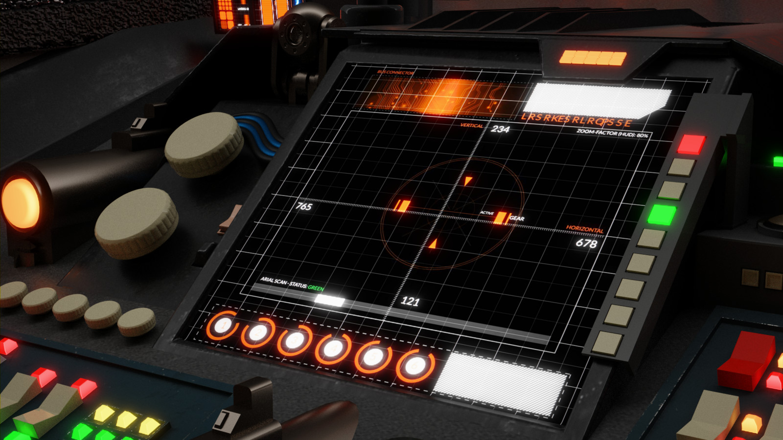 Stephan Deutsch - Animated panels for X-Wing cockpit