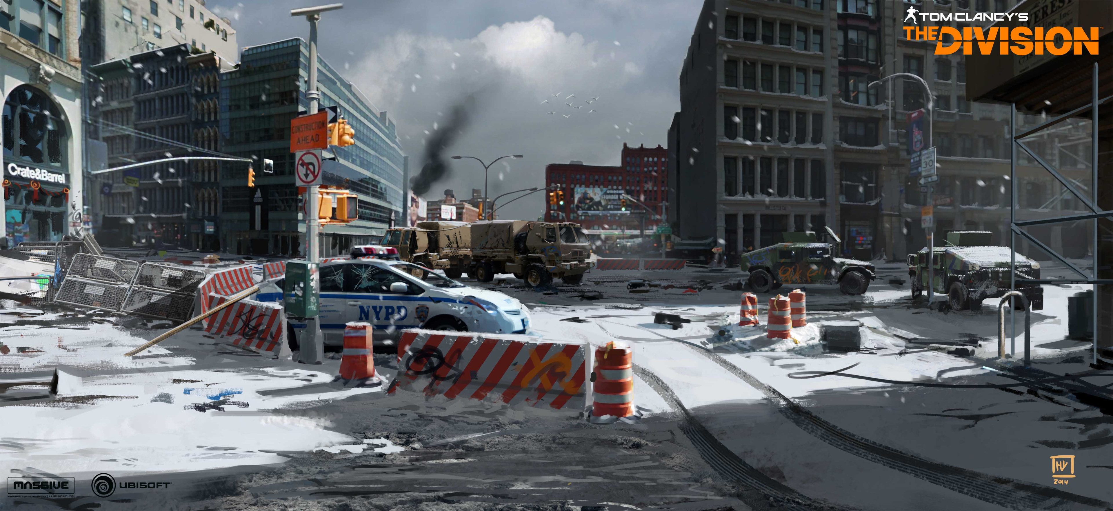 Miguel Iglesias - "The Division" Environment Concept art and key frames