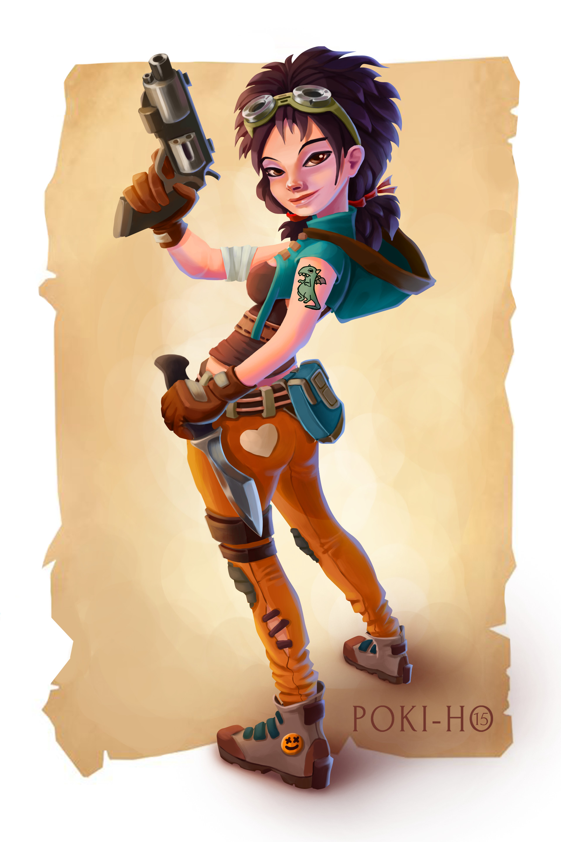 ArtStation - killer girl