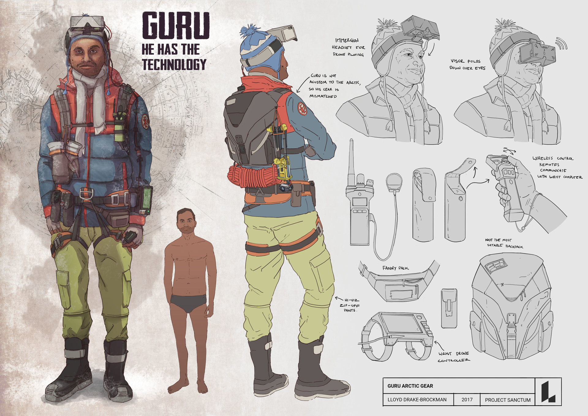 ArtStation - Character Design: Guru