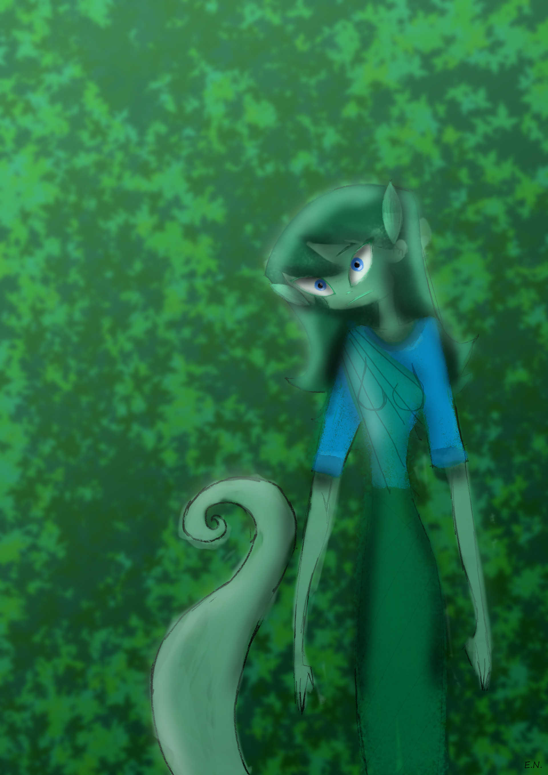 ArtStation - green anguana