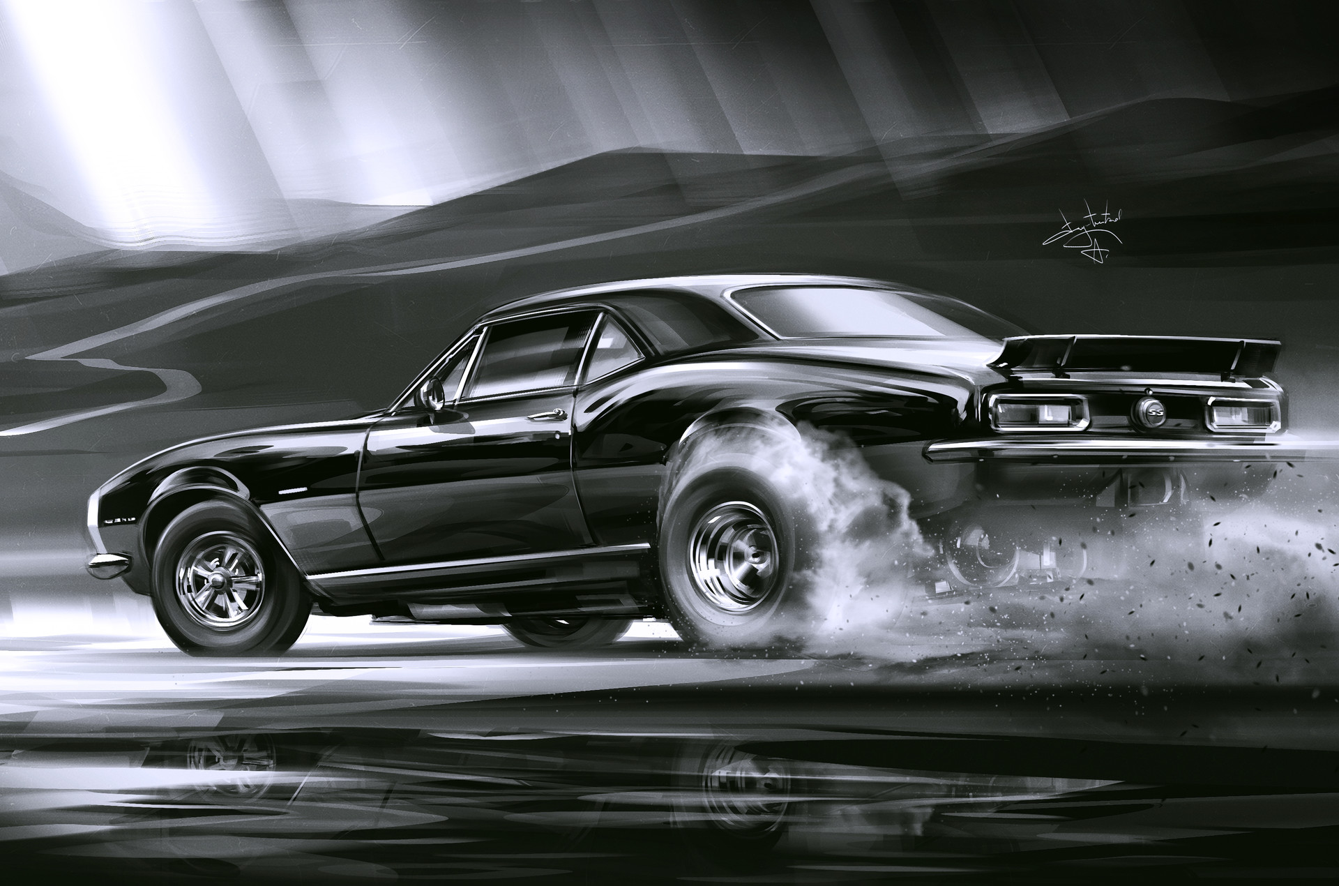 ArtStation - muscle cars
