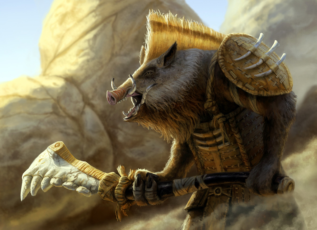 ArtStation - Pigman Warchief