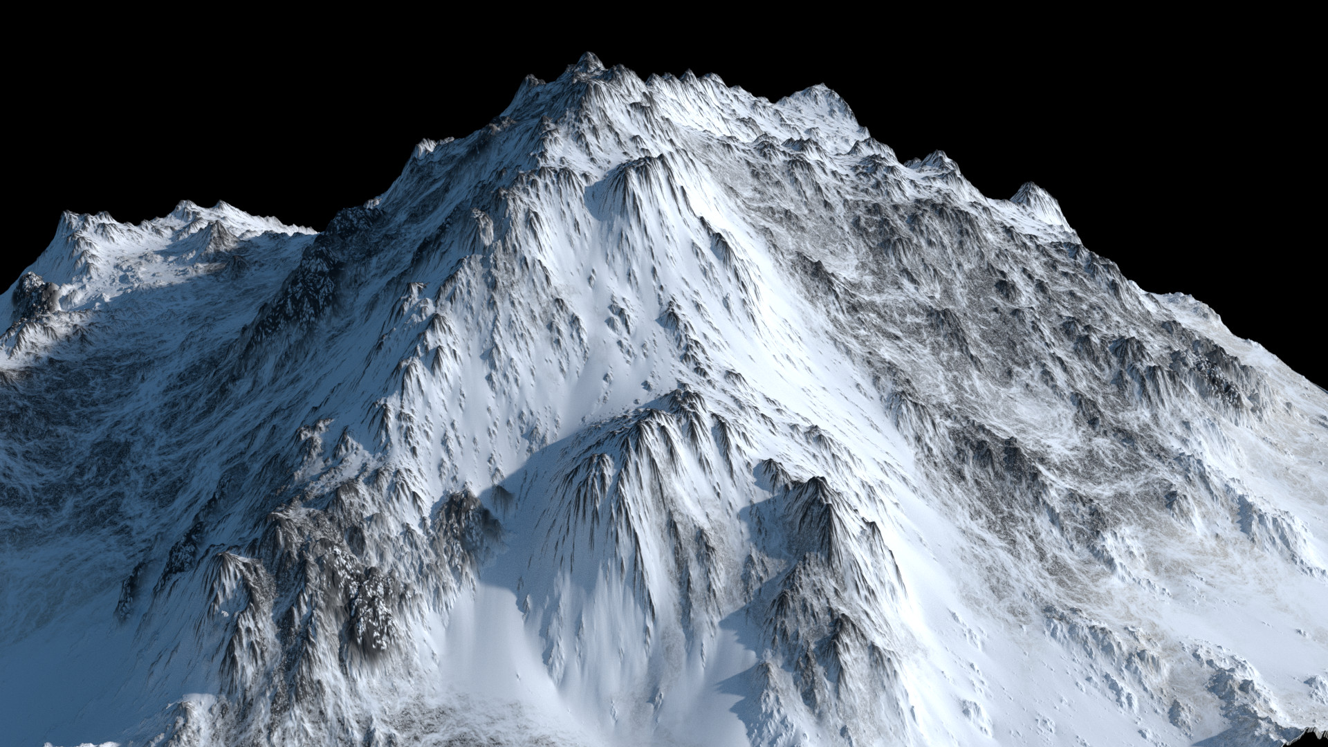 ArtStation - Snowy Mountain