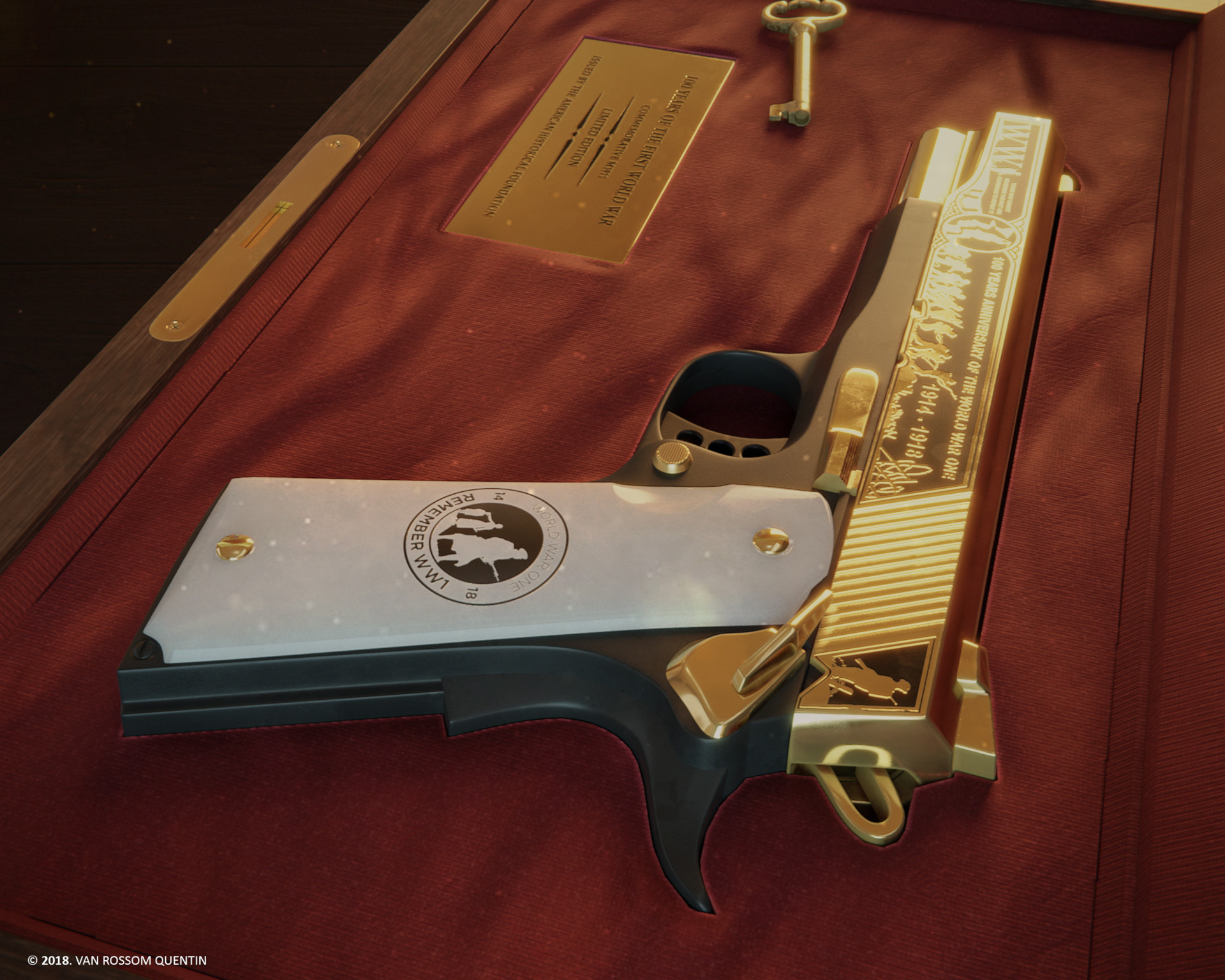 Quentin Van Rossom - Tribute to the First World War centenary