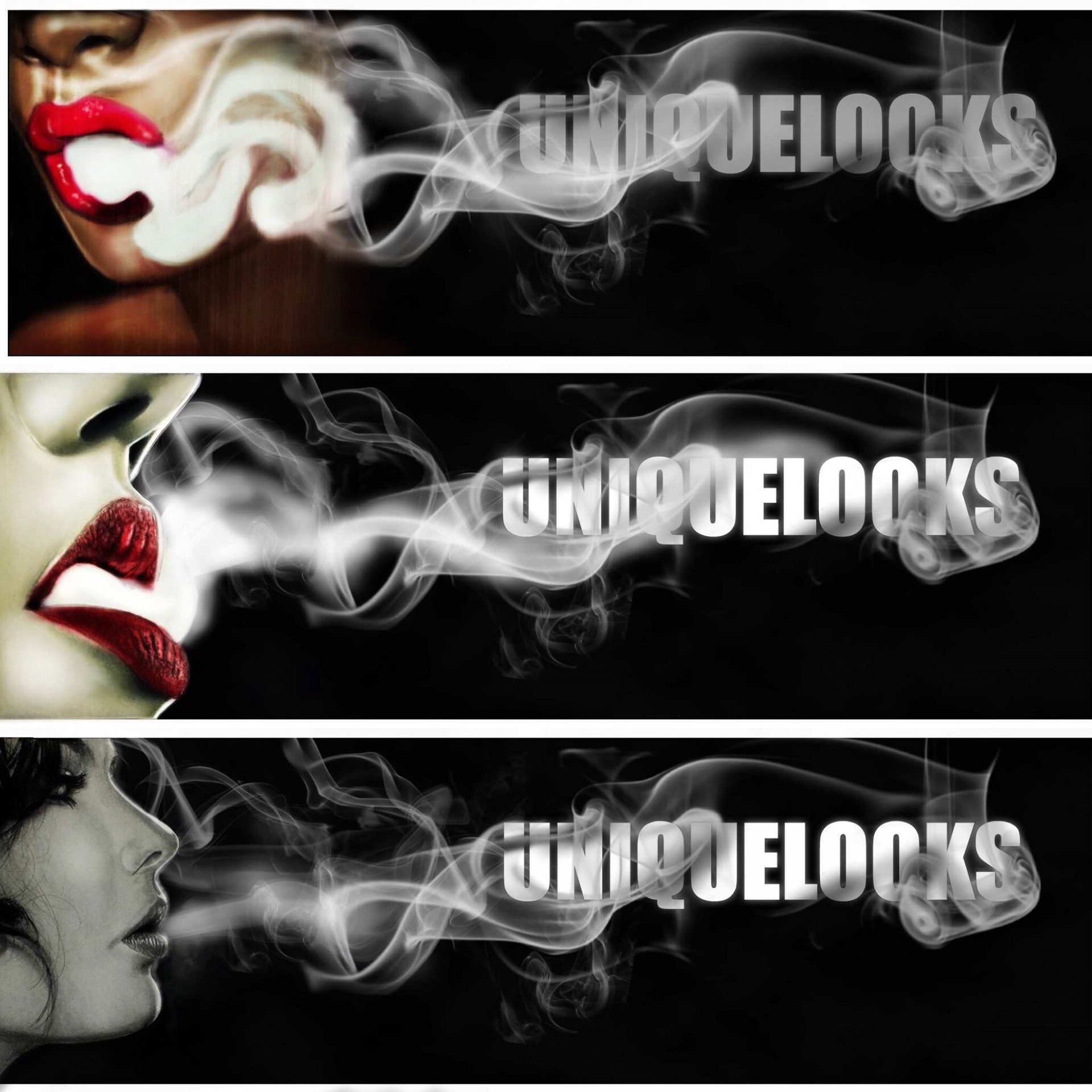 how to draw lips blowing smoke