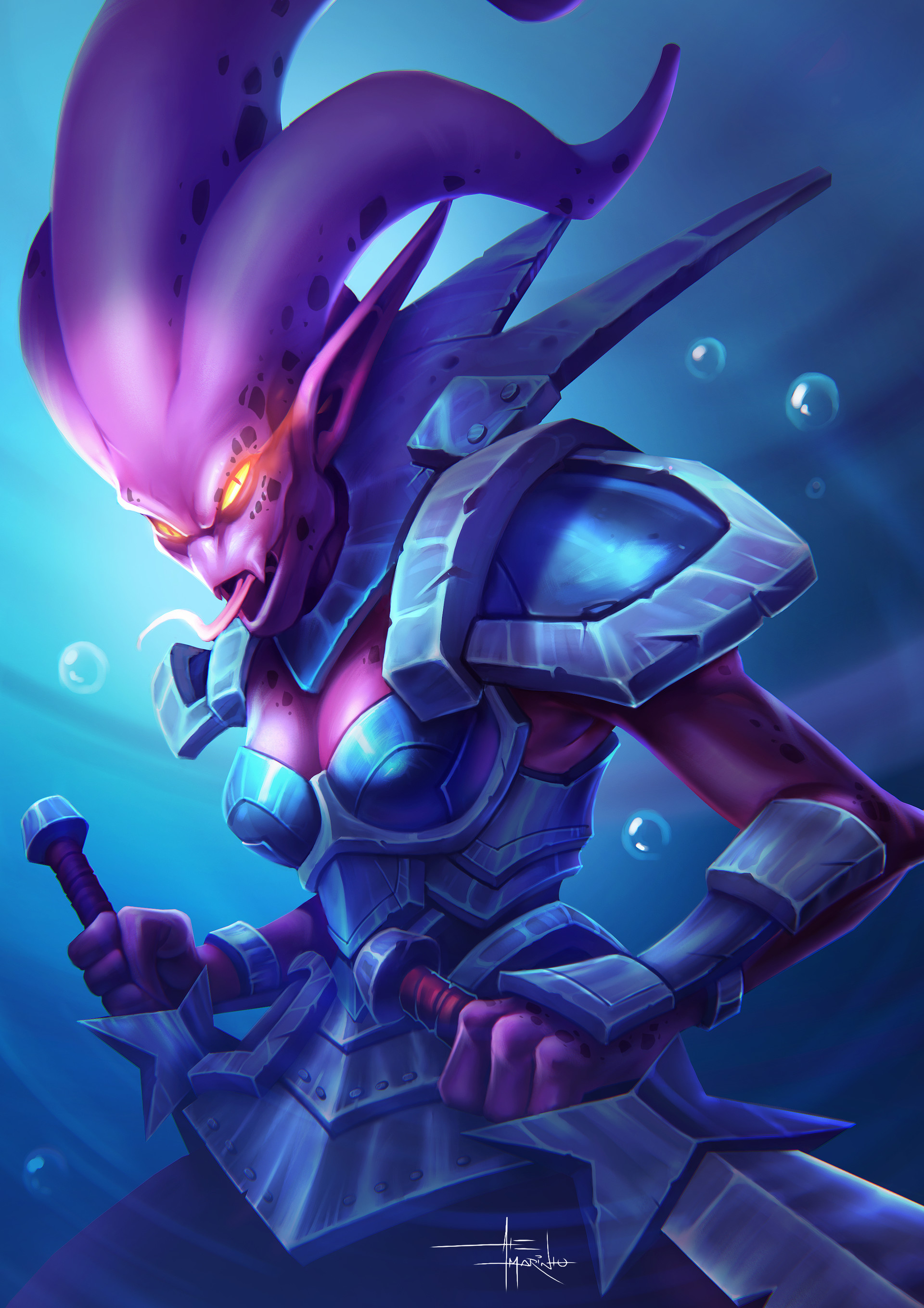 ArtStation - Depths Naga