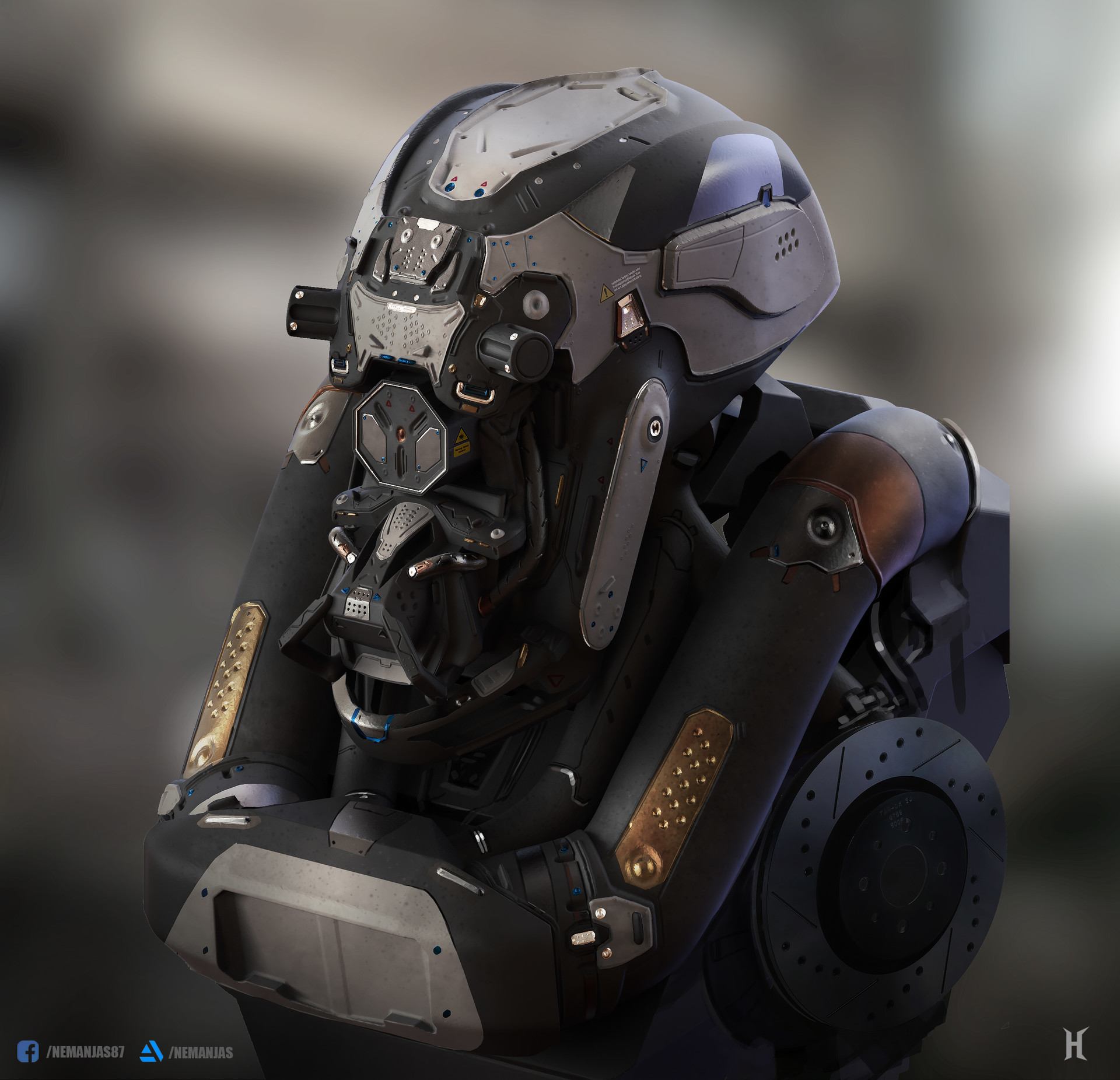 ArtStation - Robo head