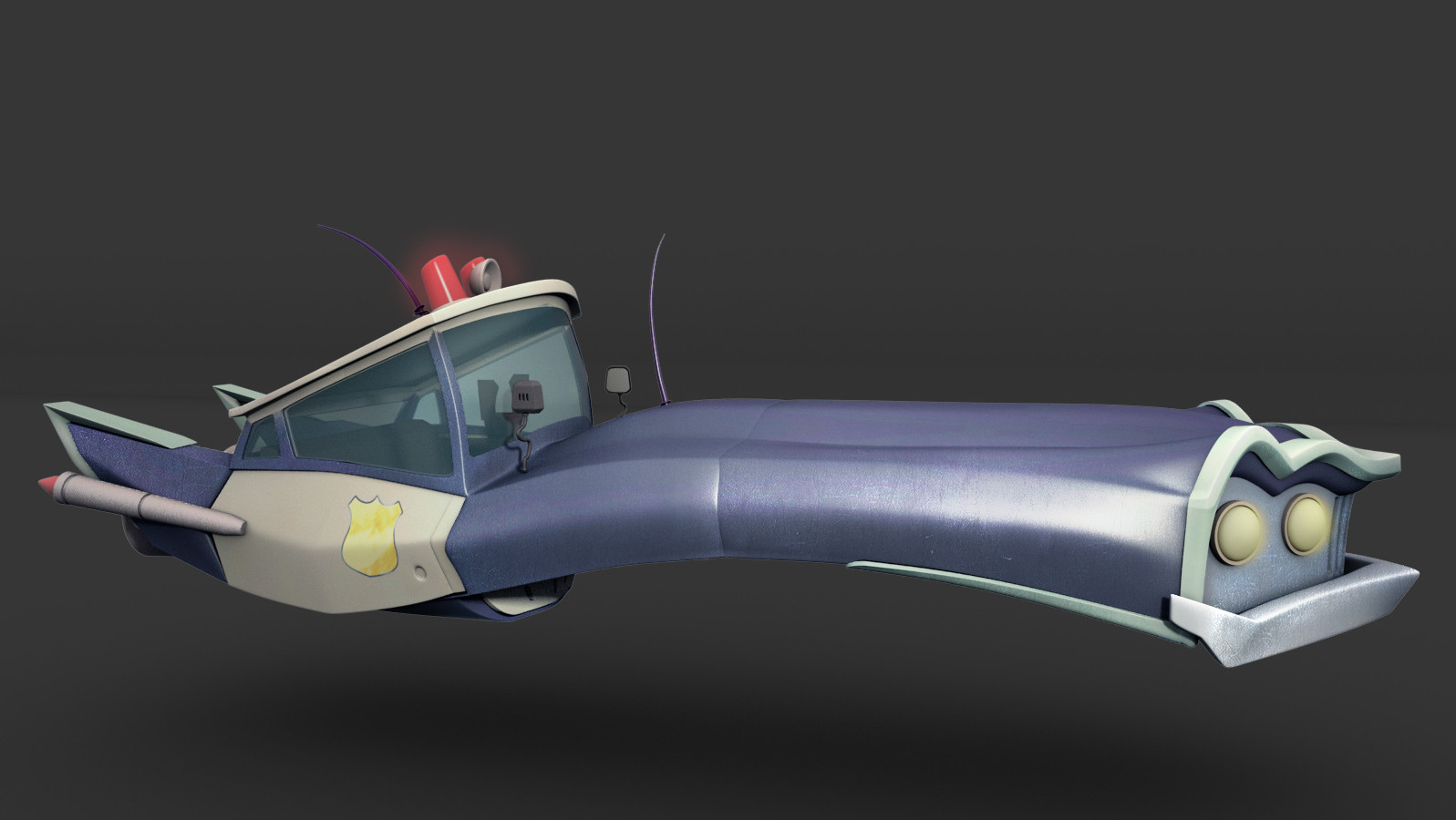 ArtStation - Flying police car