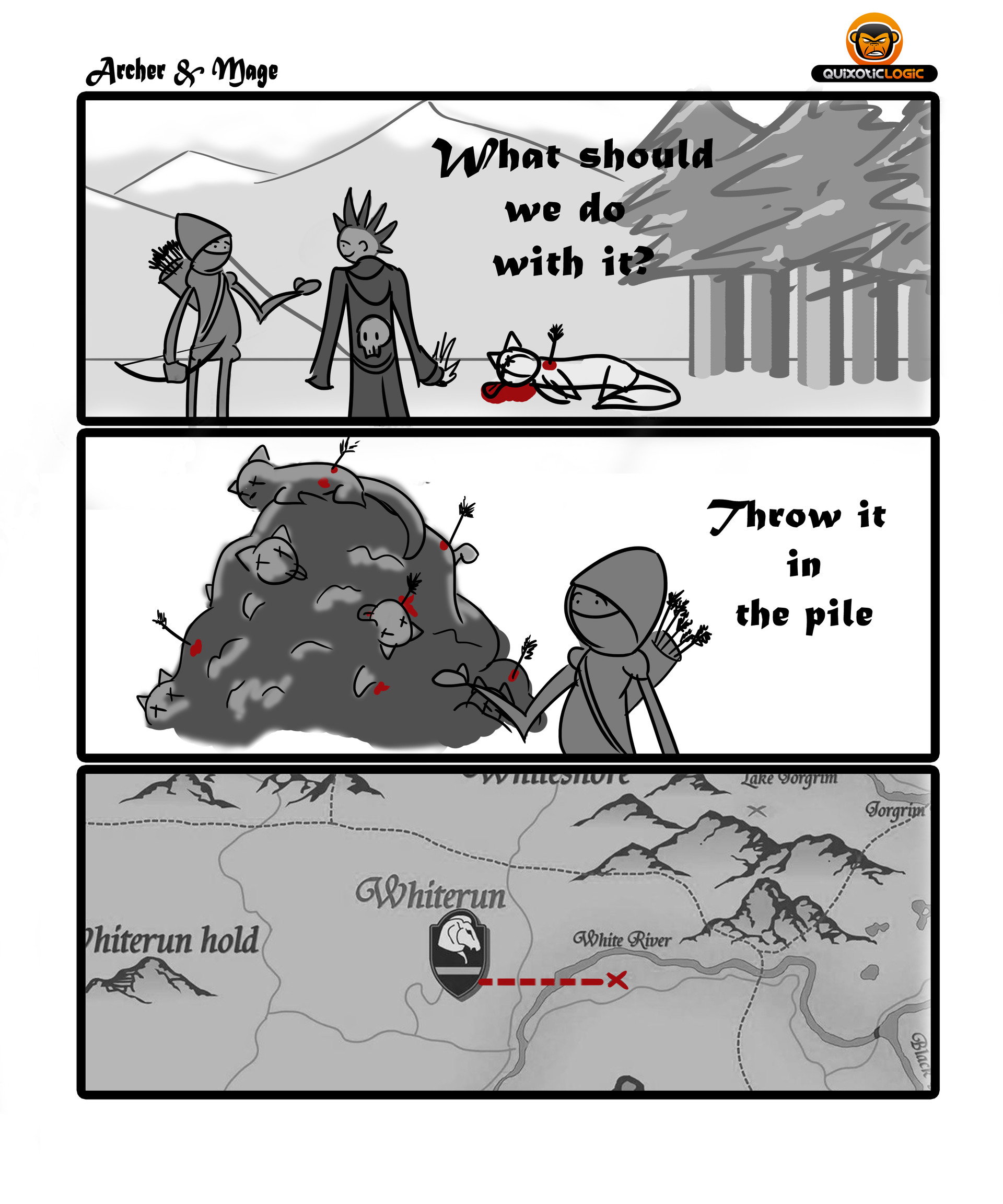 skyrim comic