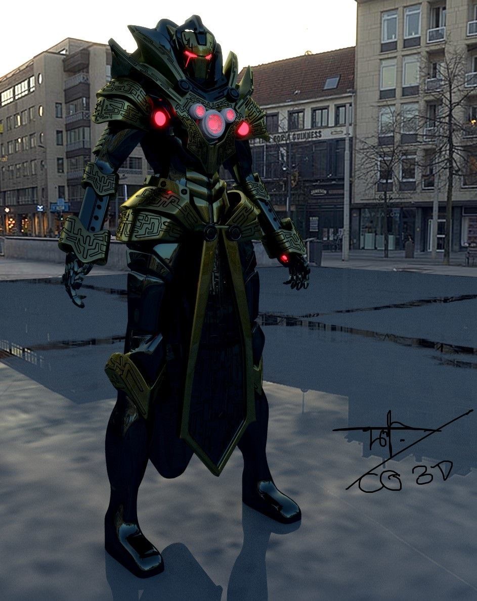 ArtStation - IRON man mode God design by who studio