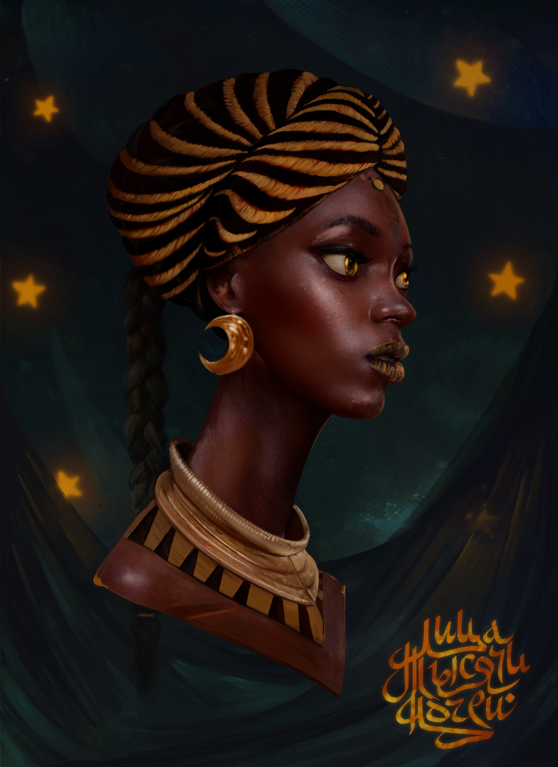 ArtStation - Portraits from the contest from Skills Up School based on ...