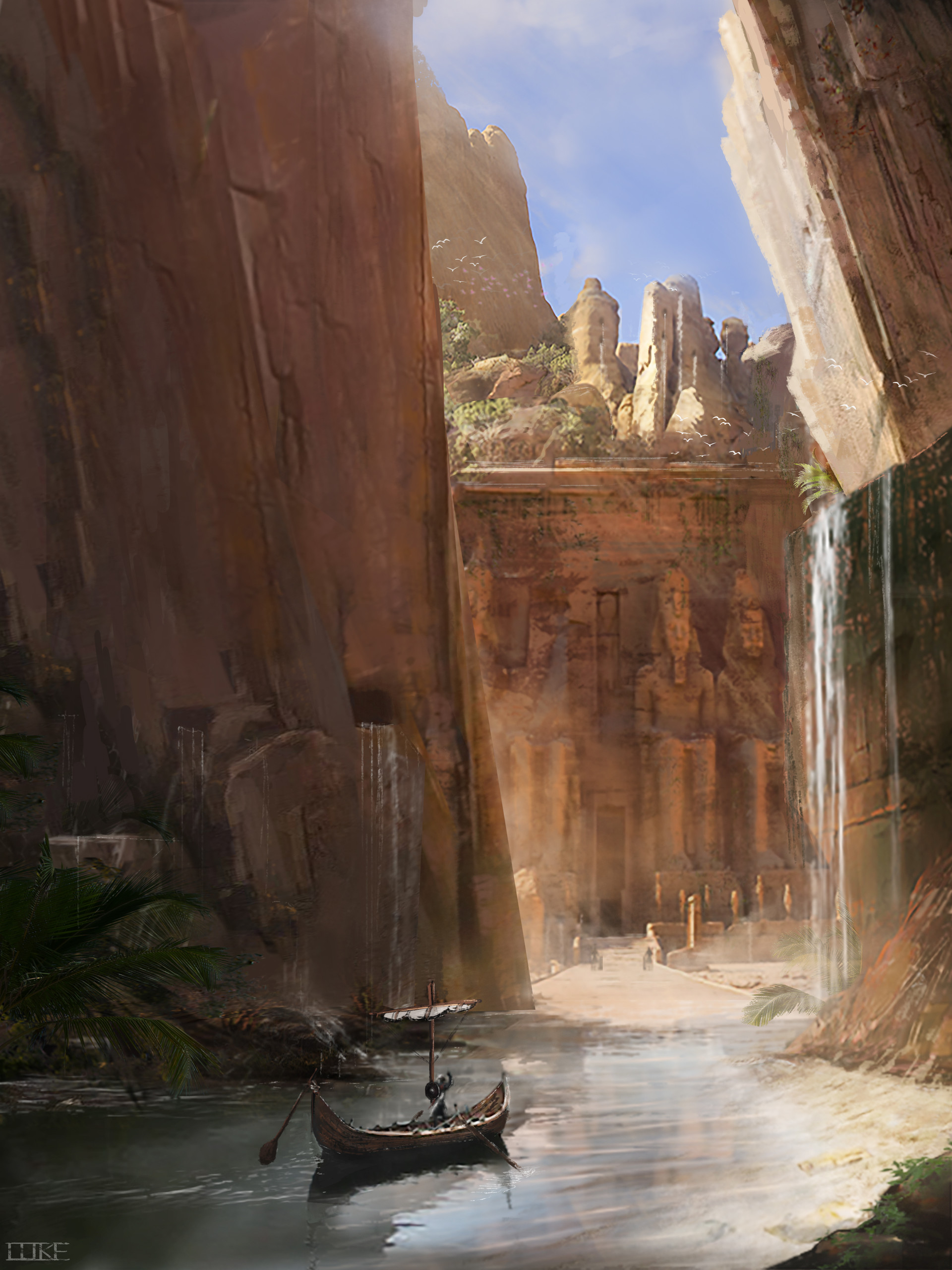 ArtStation - Discovering The Temple