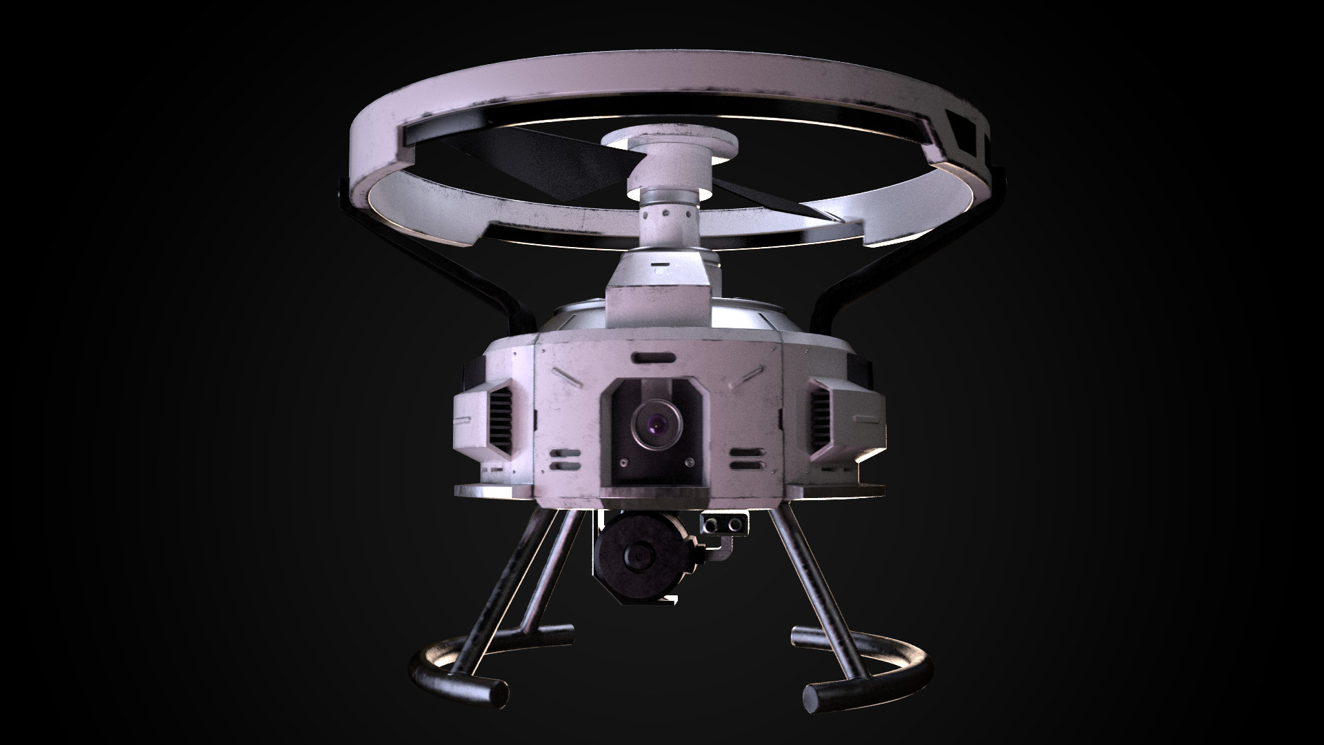 ArtStation - Sci-fi assassination drone