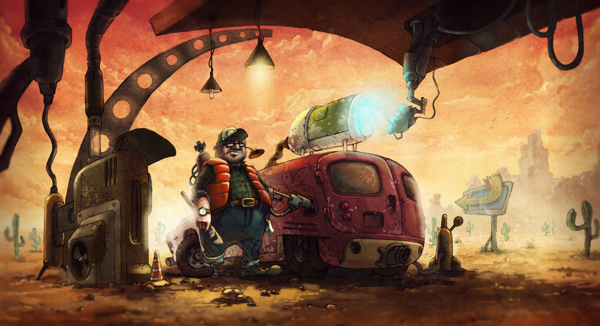 ArtStation - Refuel station