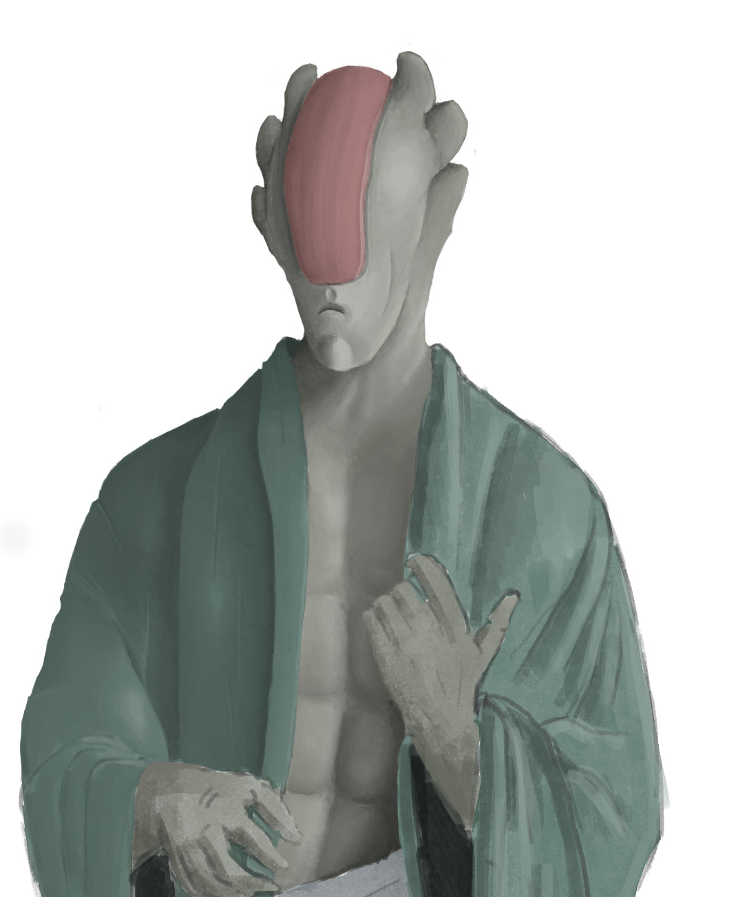 ArtStation - WIP Alien Monk