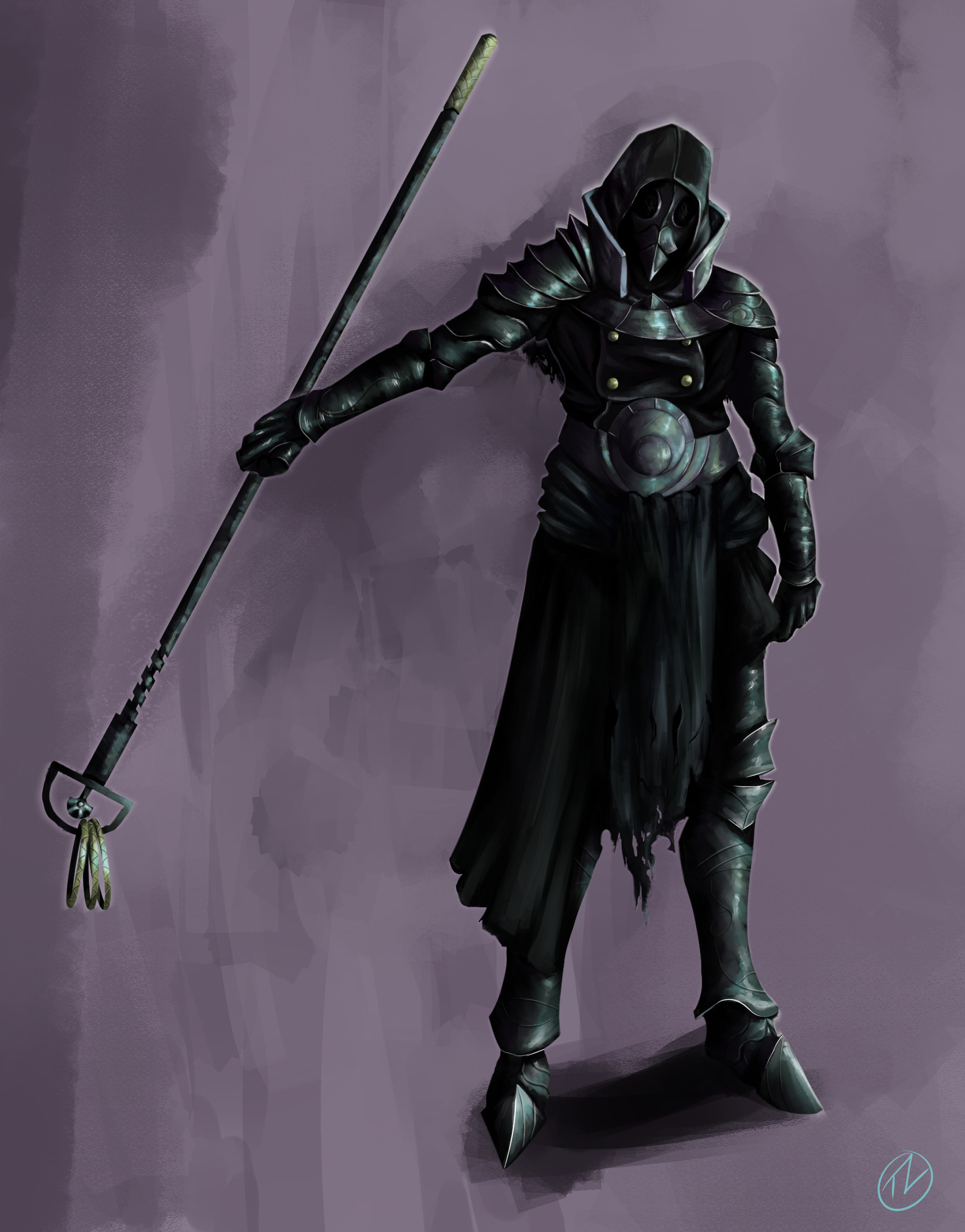 how to draw plague knight