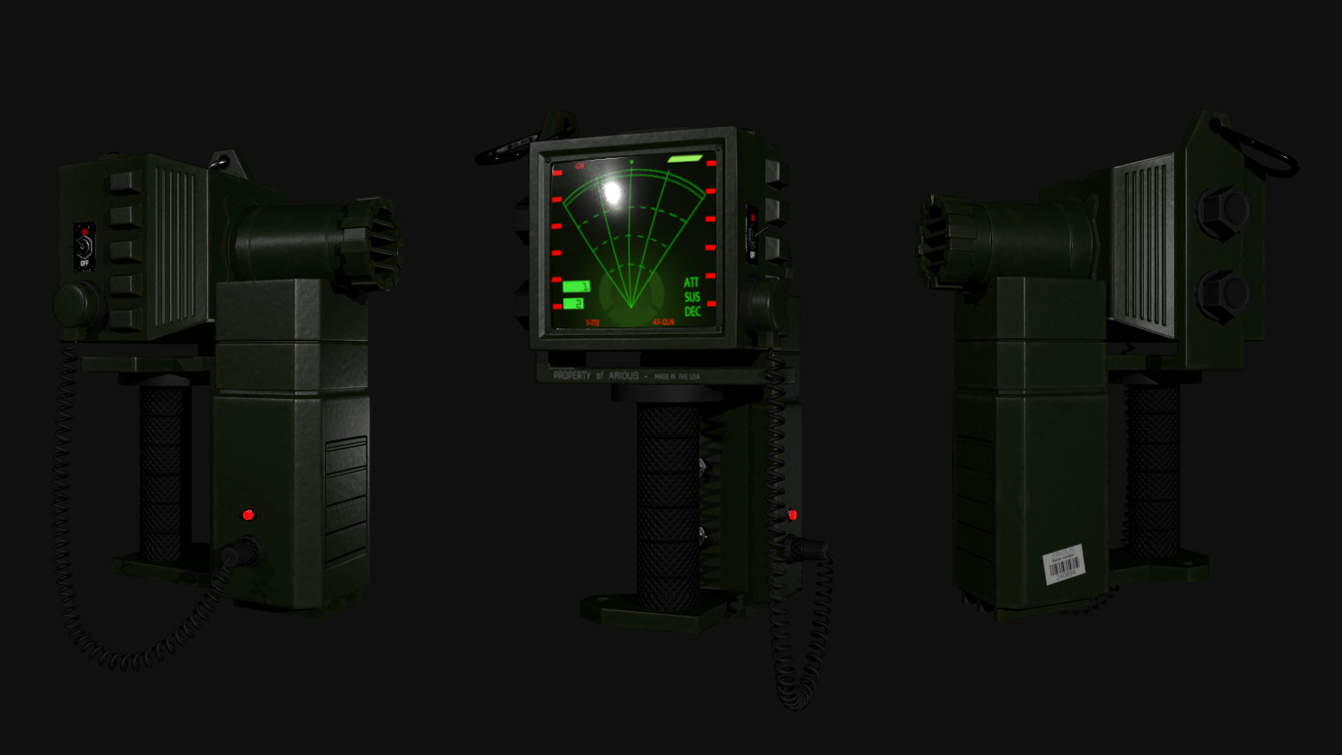 ArtStation - Alien Isolation Motion Tracker