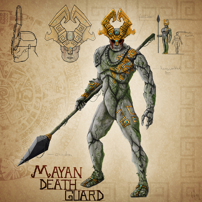 ArtStation - Mayan Death Guard