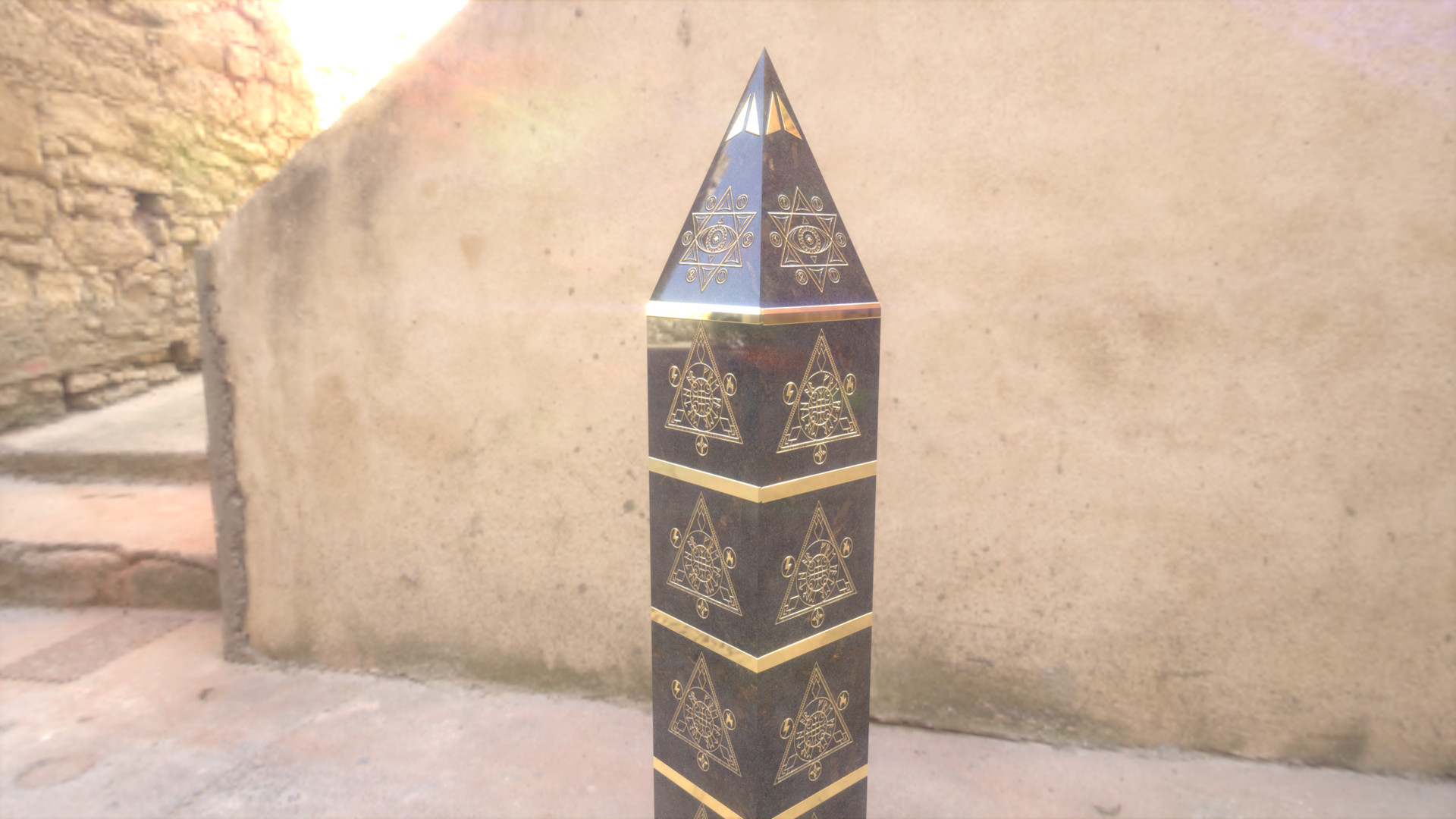 ArtStation - Magic temple obelisk